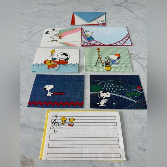 Other | Snoopy Themed Stationery | Poshmark
